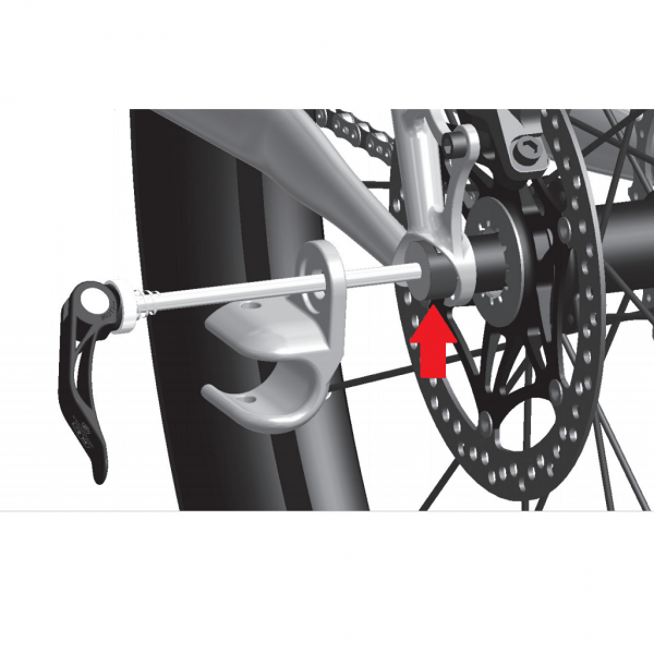 Thule 3D Dropout Adapter - 10mm Spacer dodatan adapter za povezivanje ...